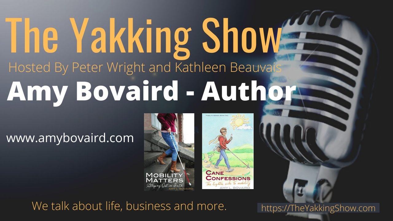 Episode 72 Amy Bovaird Inspirational author of Cane Confessions - YouTube