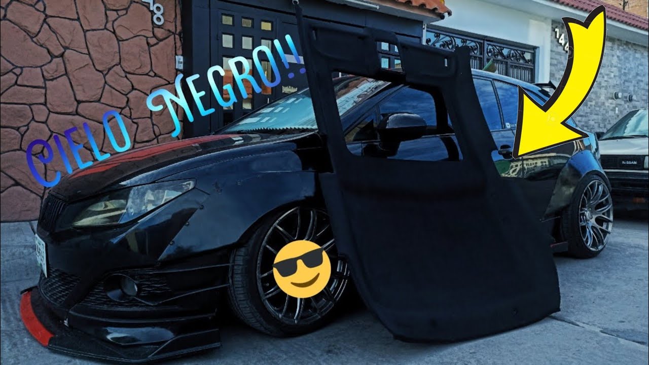 Como Pintar tapizar el cielo de negro de un auto | ibiza 6j | Aesthetic ...