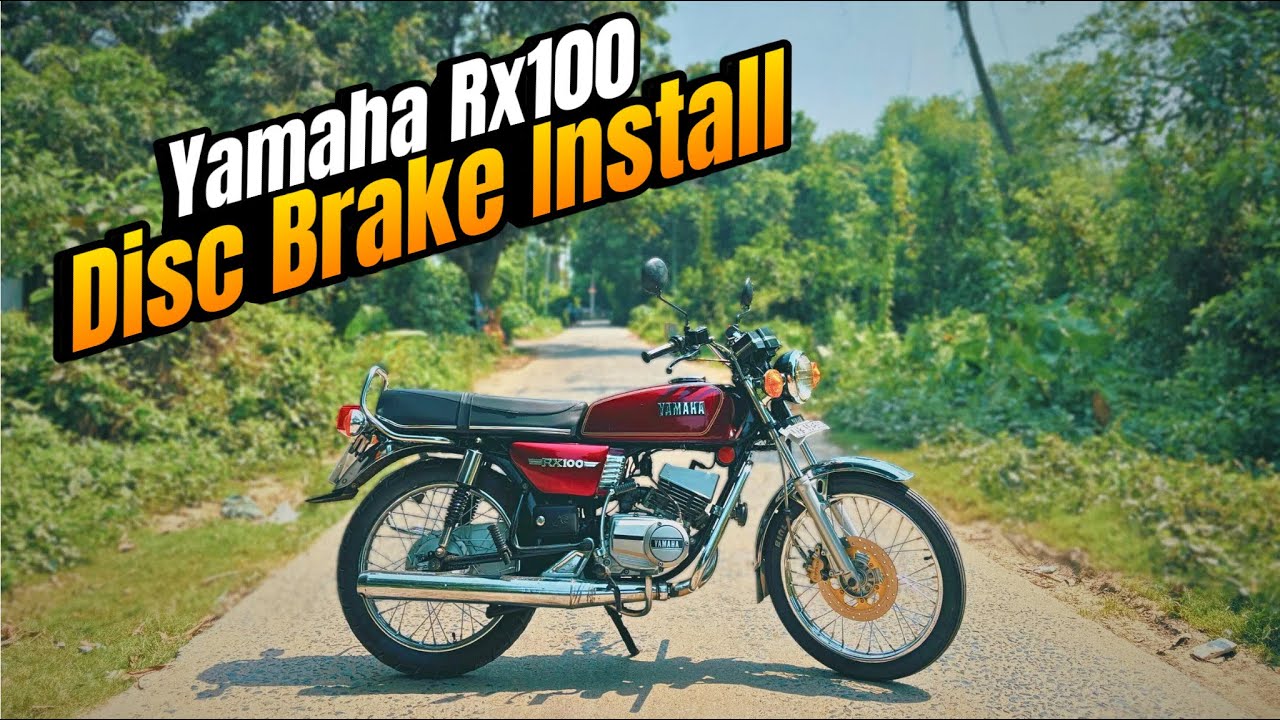 YAMAHA RX100 with Pulsar Disc Brake Setup 🔥 ⁠@SpeedyLio - YouTube