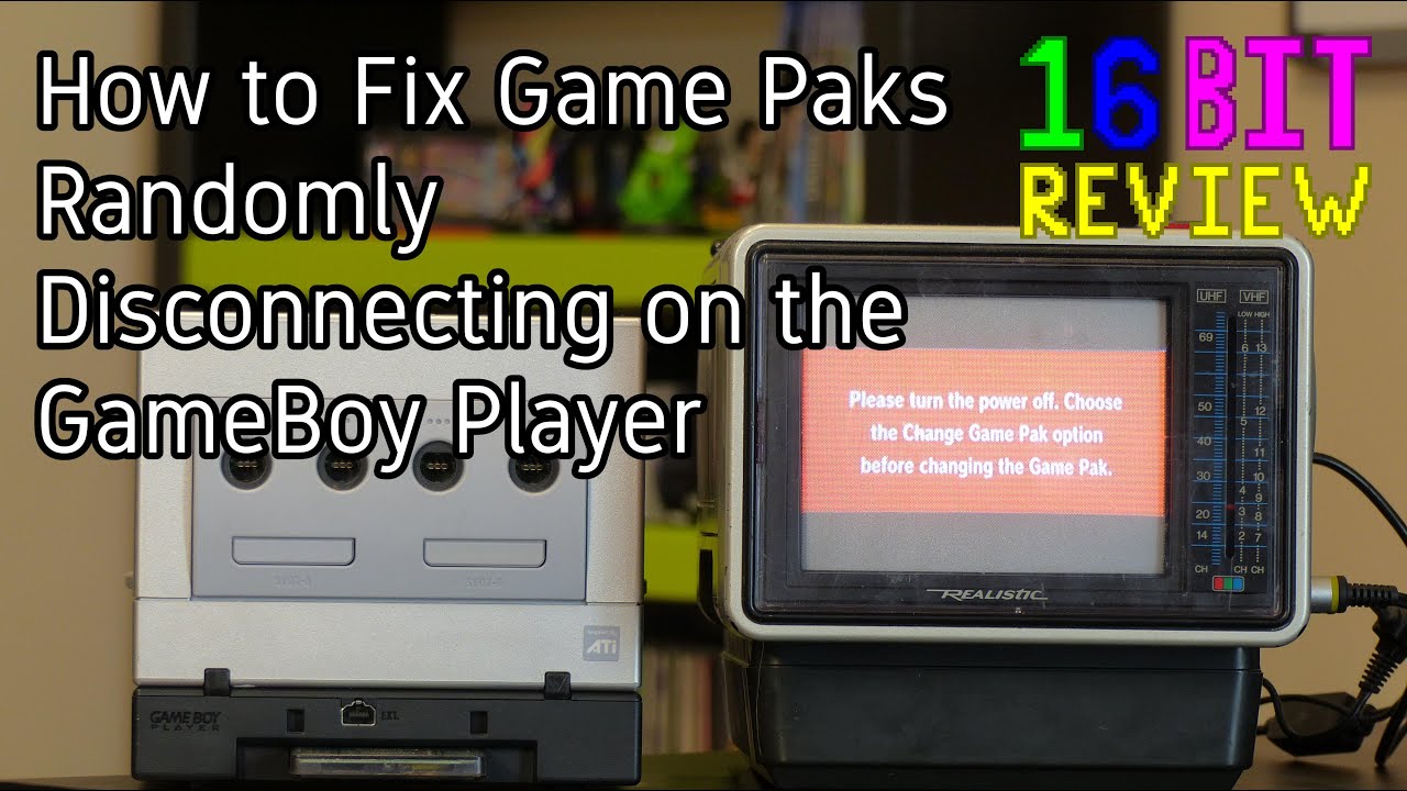 How to Fix Game Paks Randomly Disconnecting on the GameBoy Player - 16 ...