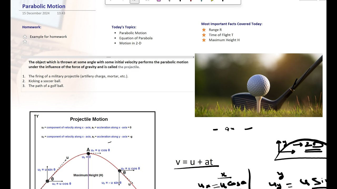 Projectile Motion 01 - YouTube