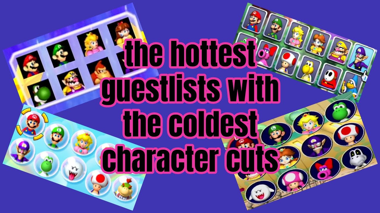 Ranking the Mario Party Games Based on Their Character Rosters - YouTube