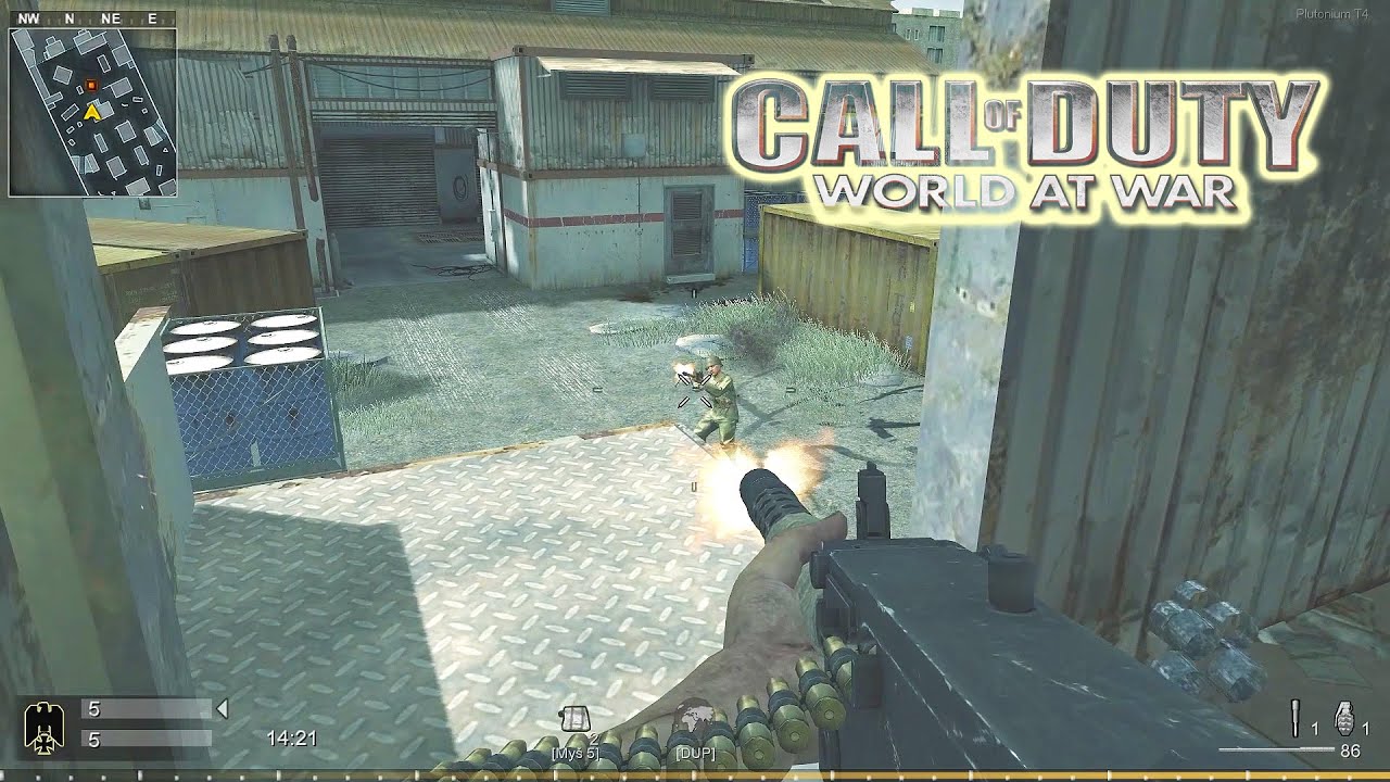 Call of Duty 5 - multiplayer - no.33 (3 players - connection lost game ...