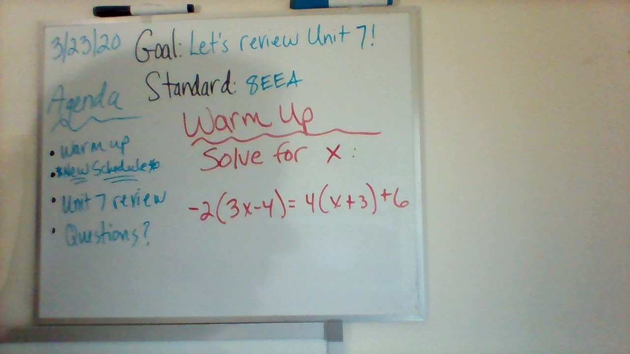 Day 6 New Schedule! 8th Grade periods 6/7 - YouTube