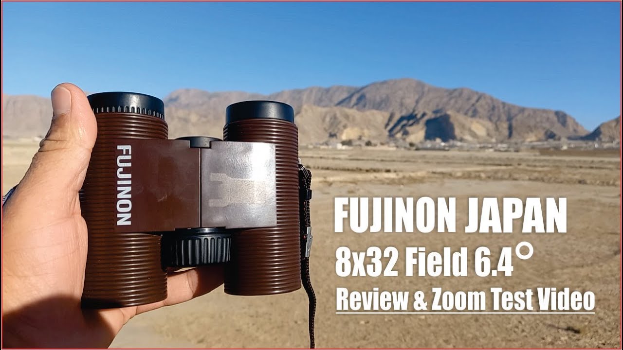 FUJINON 8x32 Field 6.4 Binocular Review and Zoom Test Video - YouTube