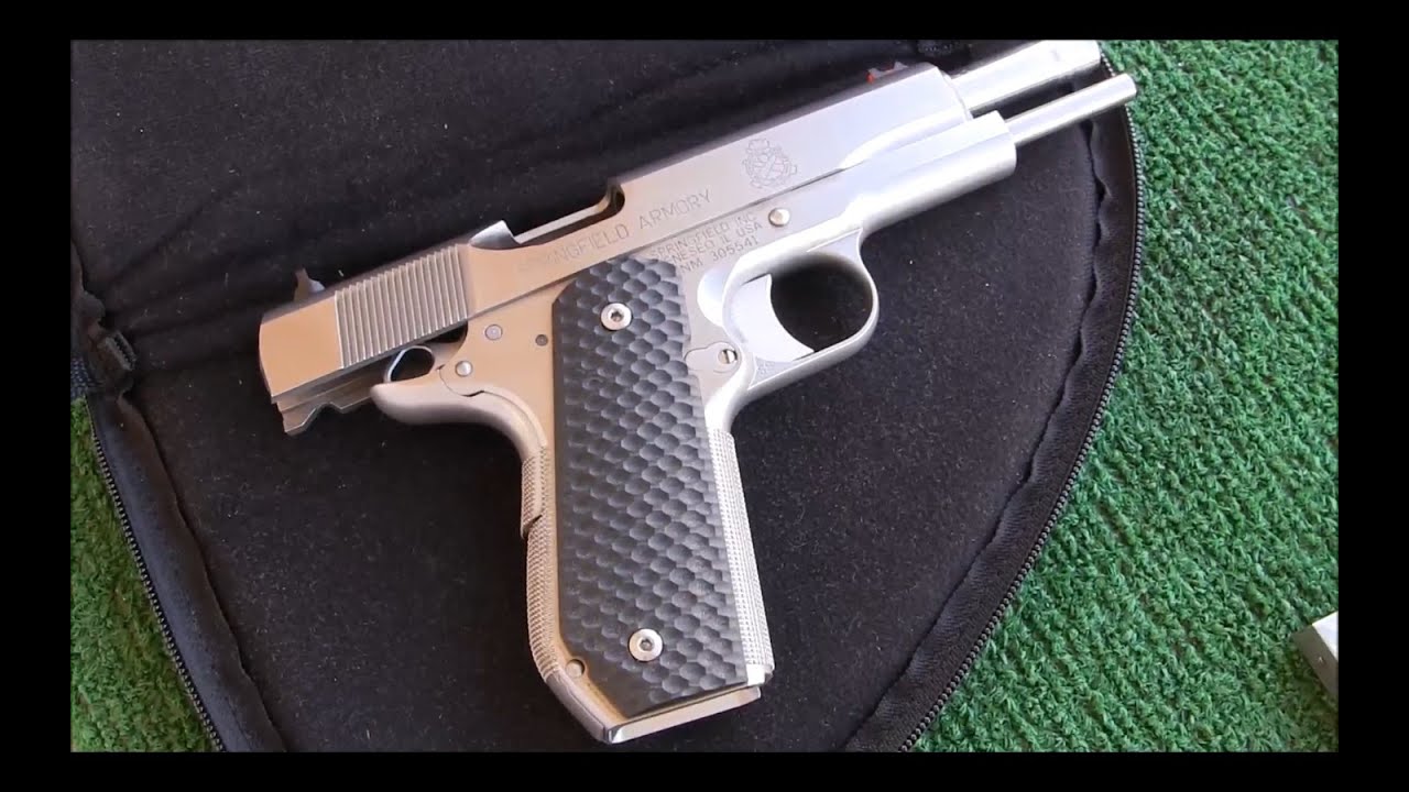 Springfield Armory 1911 Shooting - Ex-Mil Spec - YouTube