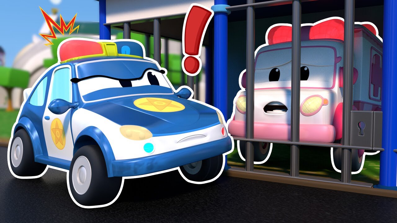 Oh no! Police car puts AMBULANCE IN JAIL! | Health assistance - YouTube
