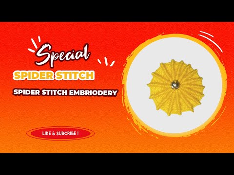 how to do Spider stitch | Spider stitch tutorial - YouTube