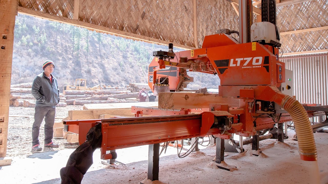 Sustainable Forestry and Sawmilling in Bhutan | Wood-Mizer - YouTube