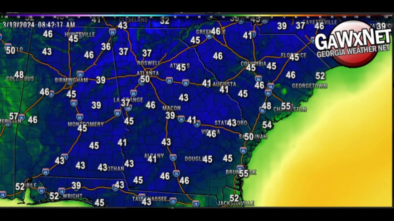 Georgia Weather Net 03-13-2024 - YouTube