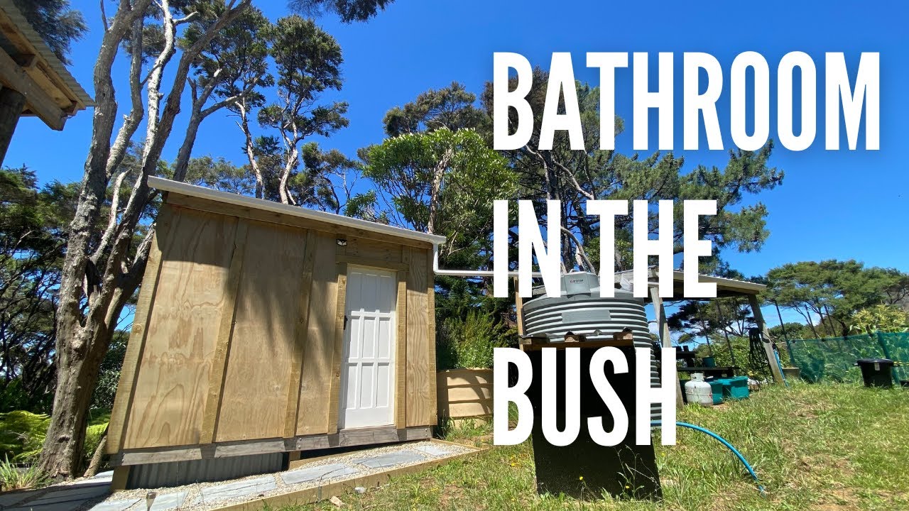 Off Grid Bathroom Build - start to finish. - YouTube