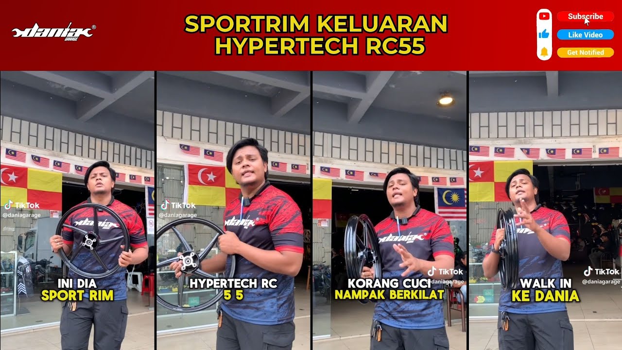 Rim Keluaran HYPERTECH RC55 ‼️ - YouTube