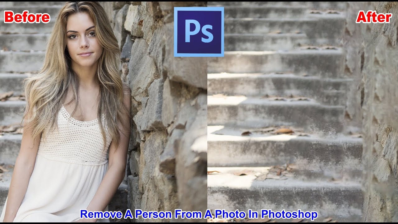 How to remove a person from a photo in Photoshop 2021 | remove people ...