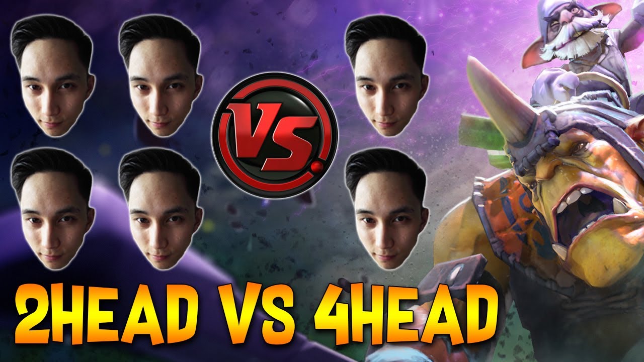 2Head vs 4Head | 6 Heads MIDLANE SingSing Dota 2 Highlights - YouTube