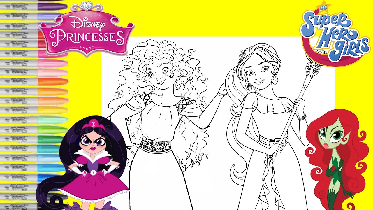 Disney Princess Makeover as DC Super Hero Girls Poison Ivy and Star ...