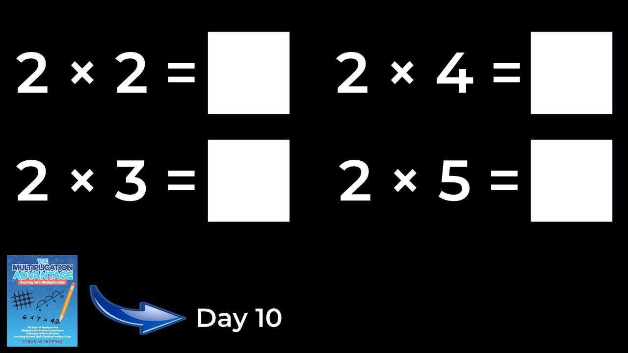 DAY 10: Multiplication Facts Practice (Normal Speed) The Multiplication ...