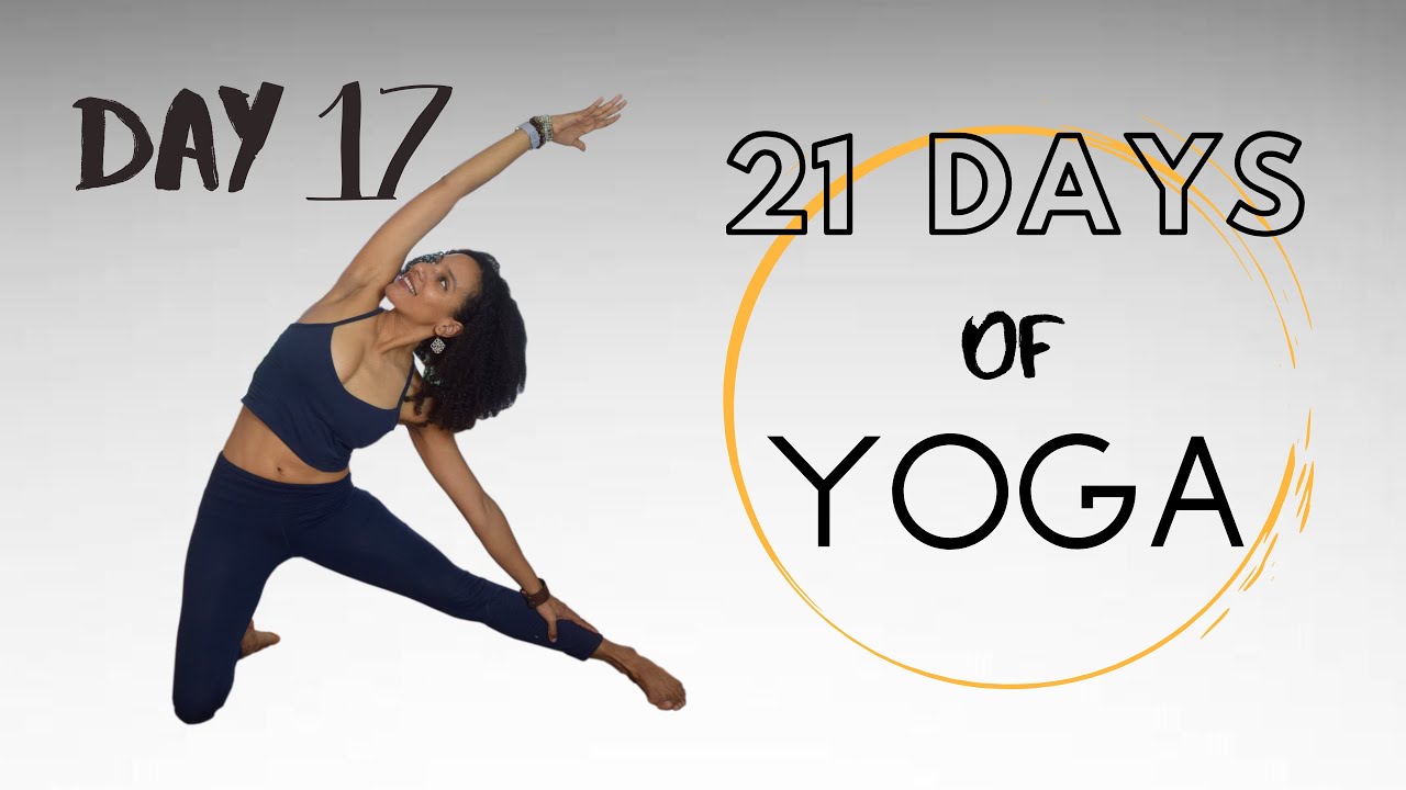 21 DAYS OF YOGA CHALLENGE in 12 MINUTES A DAY - DAY 17 - The Home ...