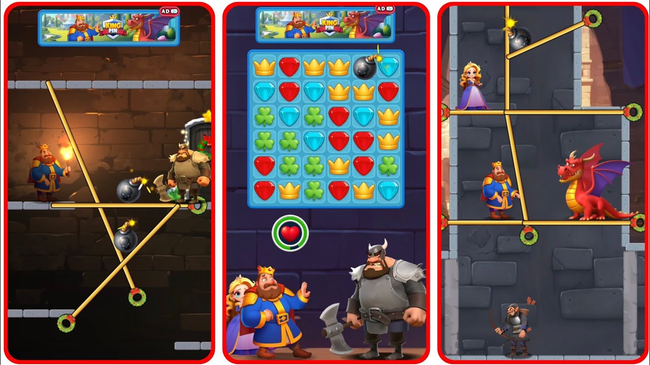 King Pin: Puzzle Quest All Levels 81-90 Game Walkthrough | King Pin ...