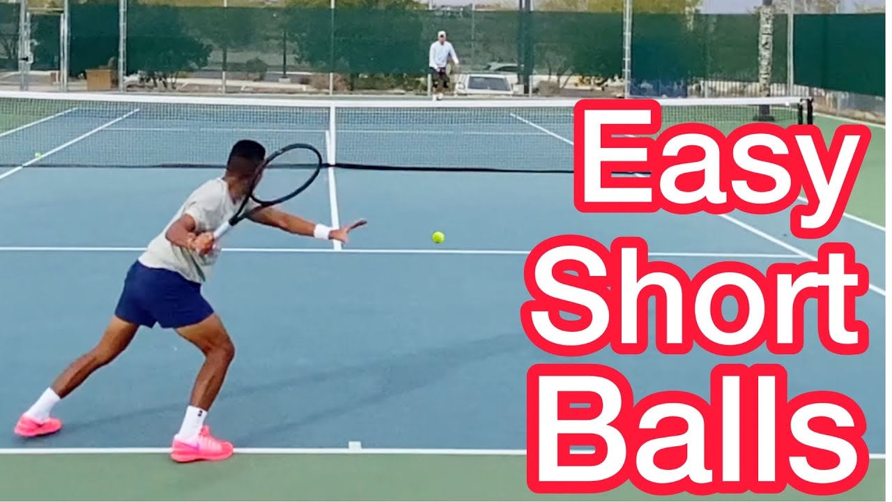3 Ways To Punish Easy Short Forehands (Tennis Technique & Footwork ...