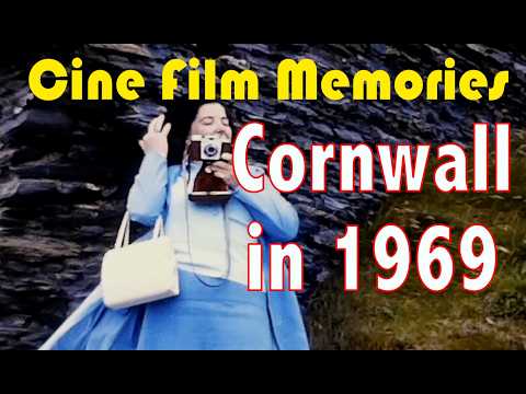 Cornwall,1969, Vintage 8mm Cine Film Home Movie