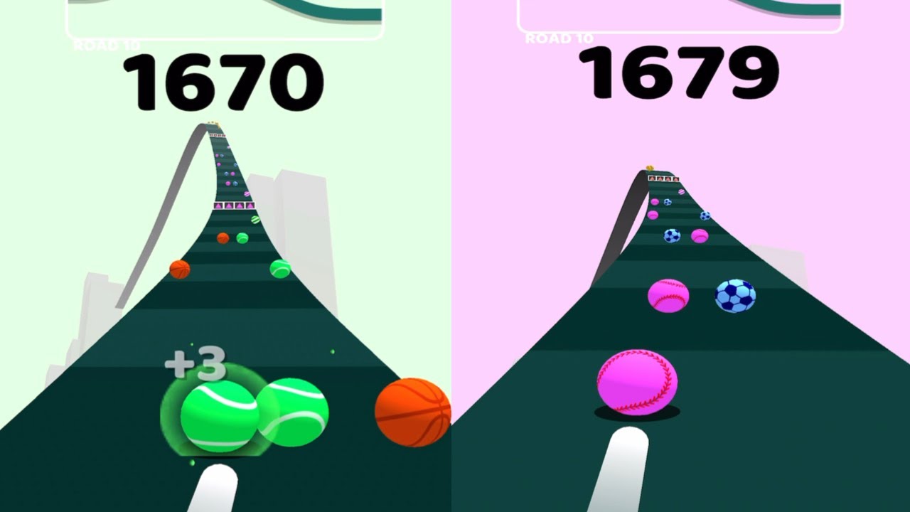 Color Road | Color Road High Score Gameplay iOS,Android - YouTube