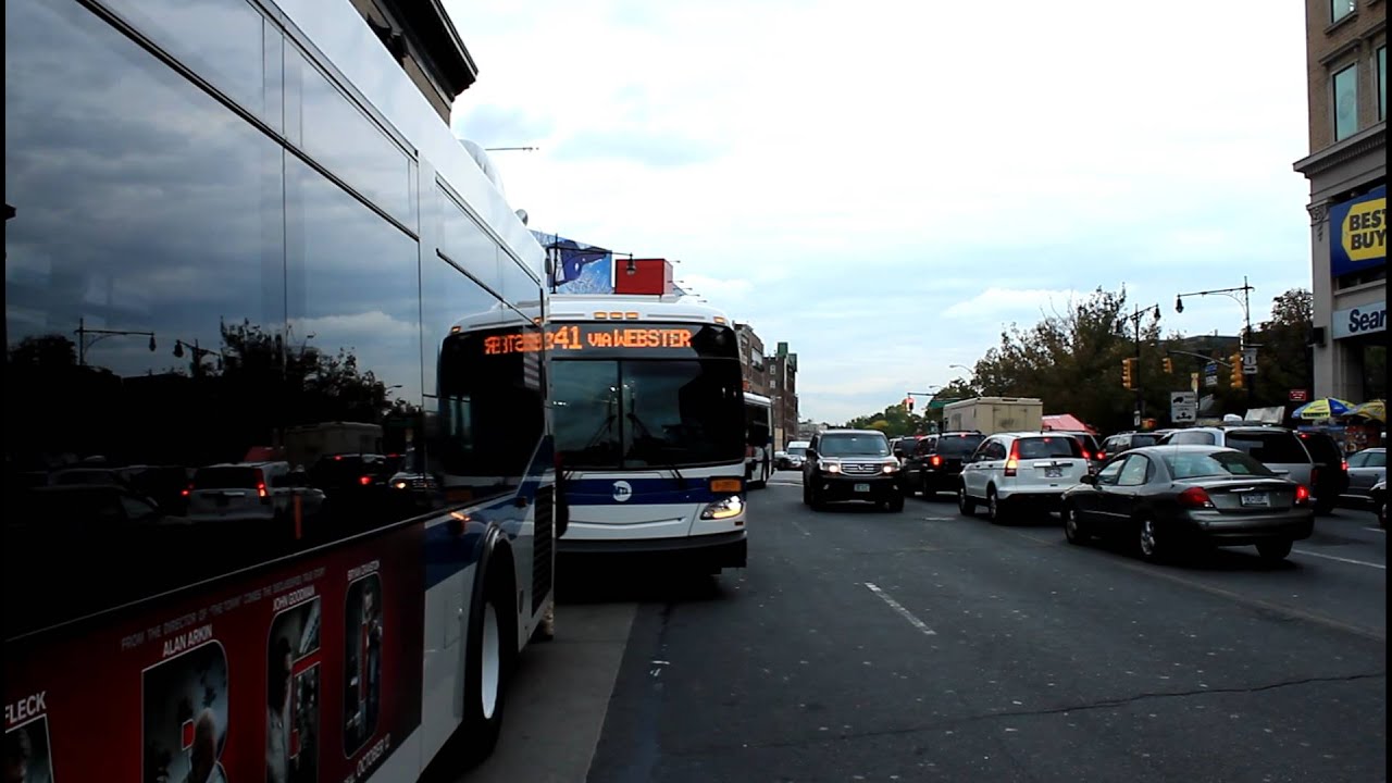 MaBSTOA Special: New Flyer XD60 [#4710 In Service] Bx41 at US Route 1 ...