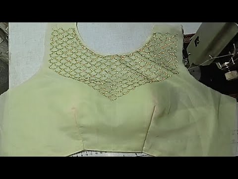 design wale blouse cutting design wale blouse cutting Design - YouTube