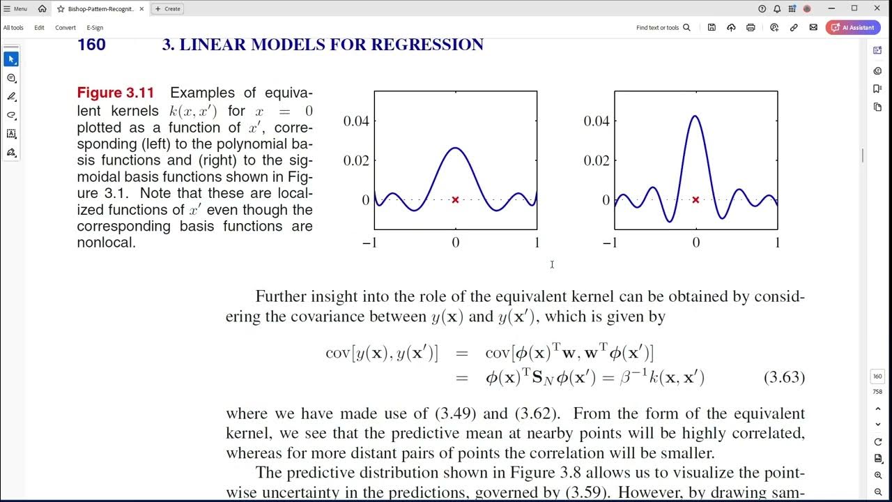 [week7][PRML][spring][2025] 3.4-5 Linear model for regression - YouTube