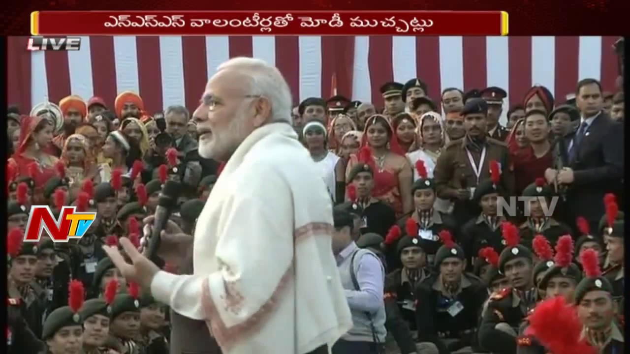 PM Narendra Modi Addresses to NCC Cadet || NTV - YouTube