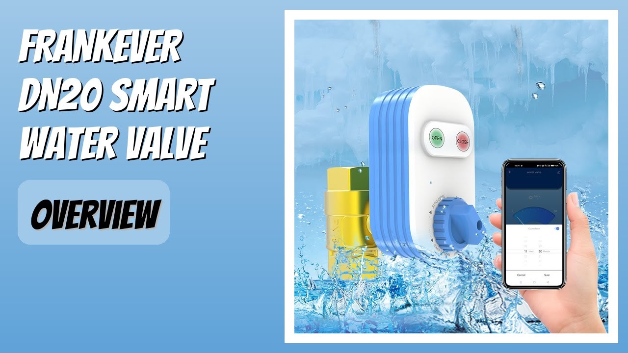 REVIEW (2026): FRANKEVER DN20 Smart Water Valve. Features - YouTube