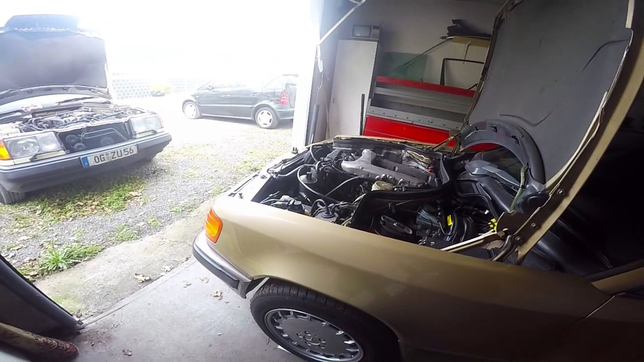 Starting OM603 Turbo after half a year - YouTube