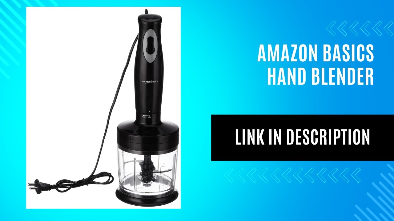 Amazon Basics Hand Blender - YouTube