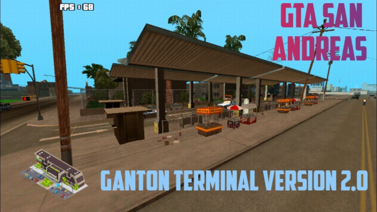 GTA SA Ganton Terminal v2.0 Mapping | Android & PC | #gtasamods - YouTube