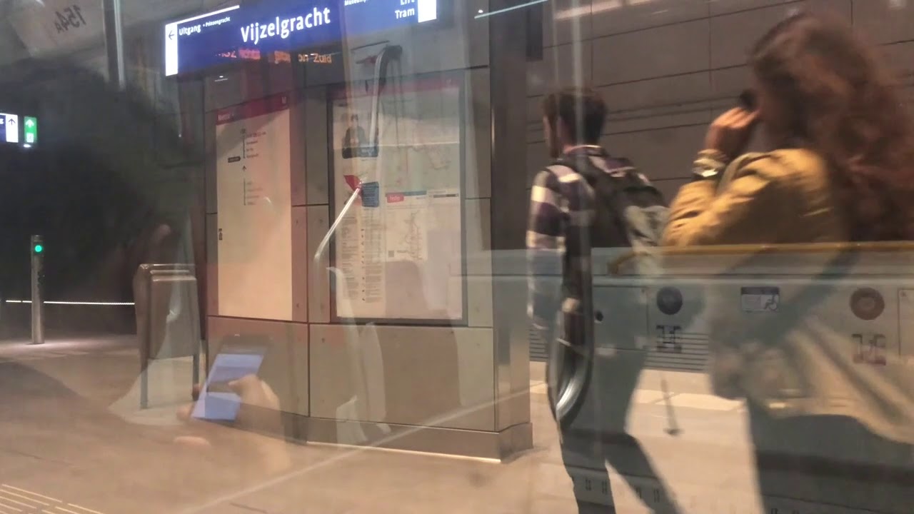 (Daytime) Centraal Station to Station Zuid | GVB Amsterdam Metro M52 ...