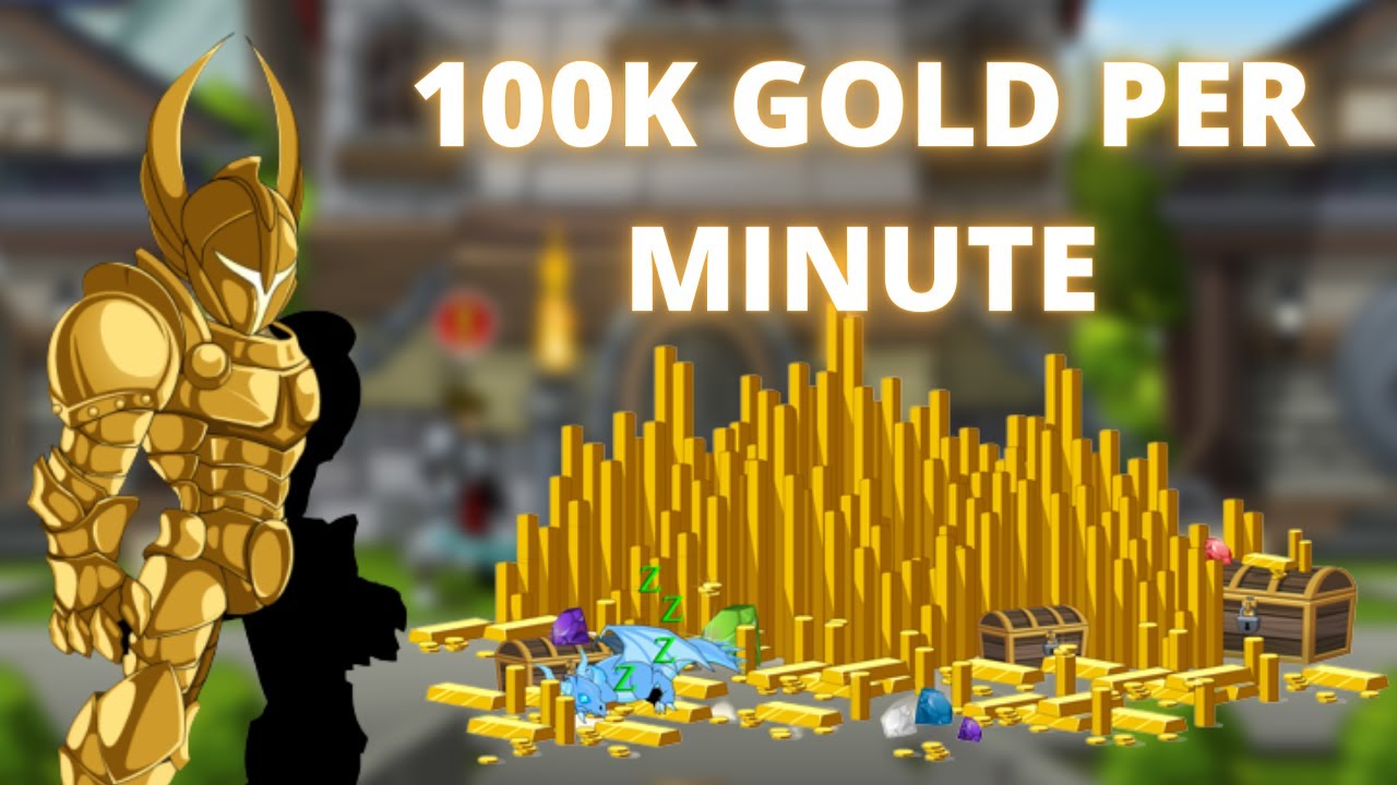AQW • Fastest Way to Get Gold For FREE• 100 Million Gold FAST • - YouTube