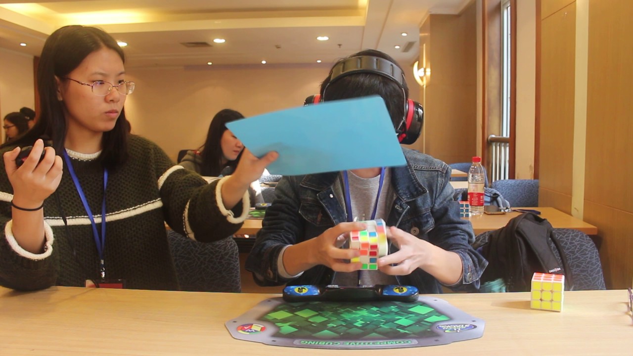 Kaijun Lin 4BLD WR 2:02.49 - YouTube