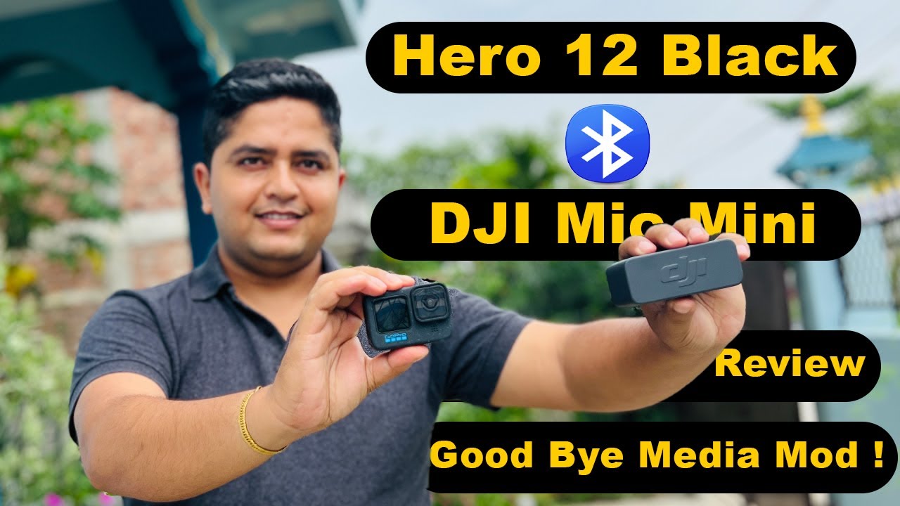 Gopro Hero 12 Black + DJI Mic Mini Bluetooth Connection Test | Sound ...