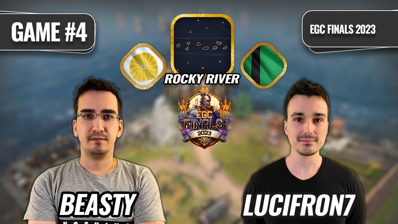 Beasty x Lucifron | GAME 4 | EGC FINALS 2023 | AGE OF EMPIRES 4 - YouTube