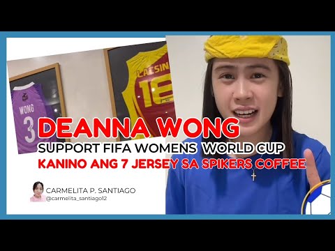 Deanna Wong supports FIFA WOMENS' World Cup | Seven Jersey in Spikers ...