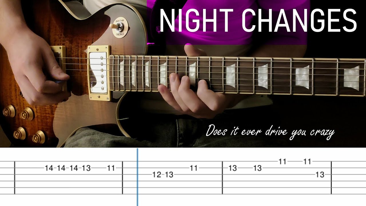 One Direction - Night Changes | Easy Guitar Tab - YouTube