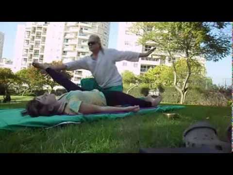 Thai massage on the nature
