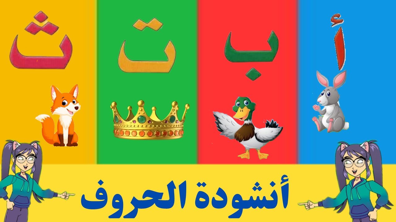 أنشودة الحروف| أغنية الحروف الهجائية Arabic Alphabet song | الحروف ...
