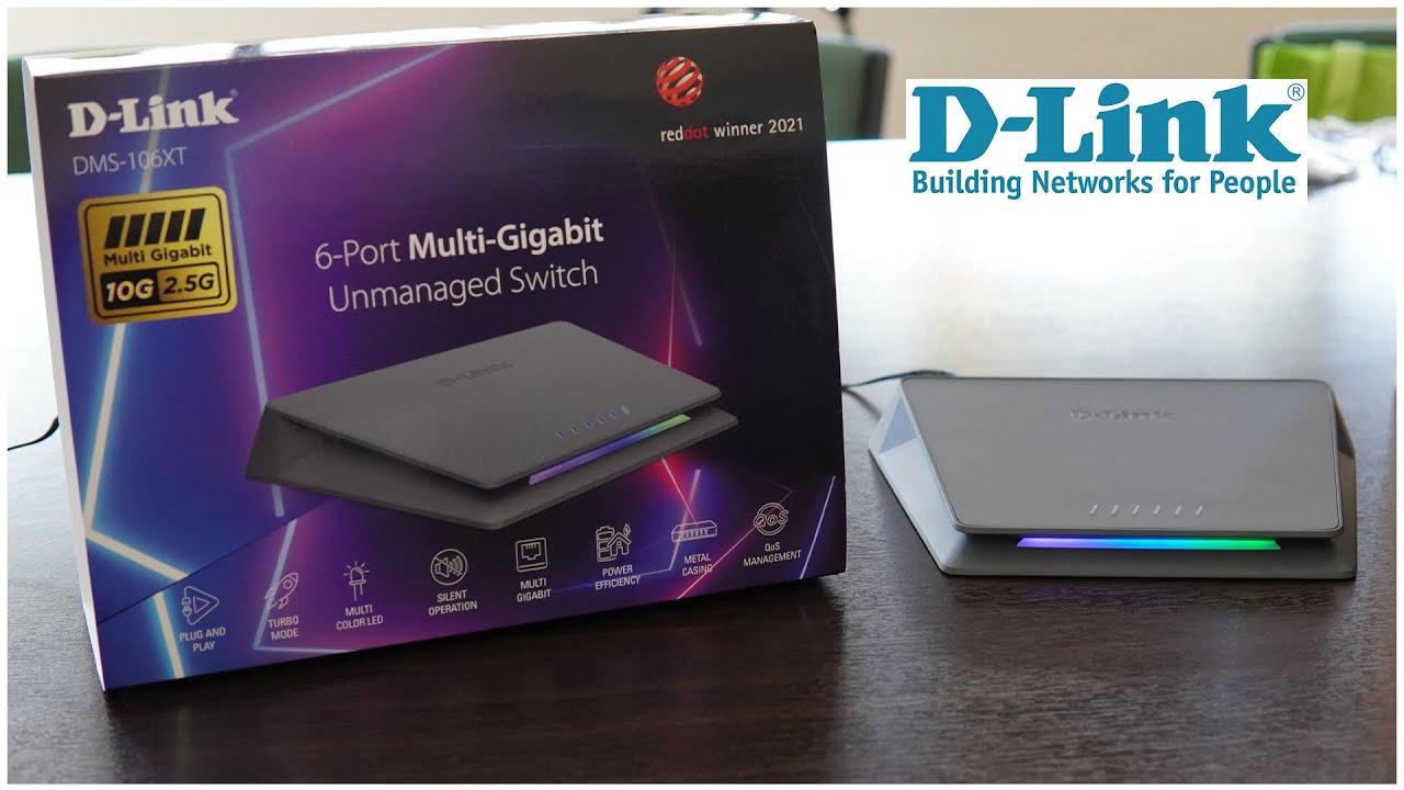 The Network Switch Every Gamer Needs !!! | Dlink 6 Port Multi-gigabit ...