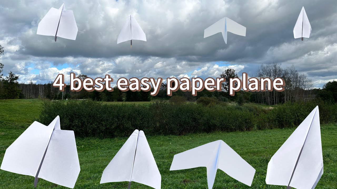 4 Easy Paper Airplanes That Fly Far, best paper planes ,a4 paper plane ...