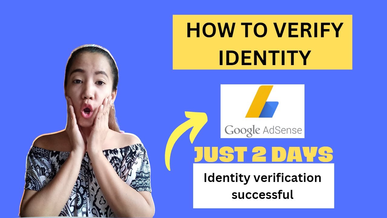 How To VERIFY Identity On Google ADSENSE #googleadsense #tutorial - YouTube