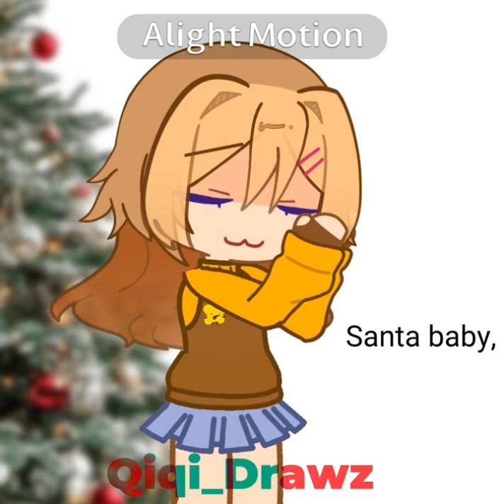 Santa baby, slip a [million subs] under the tree for me 😇😇 #gacha # ...