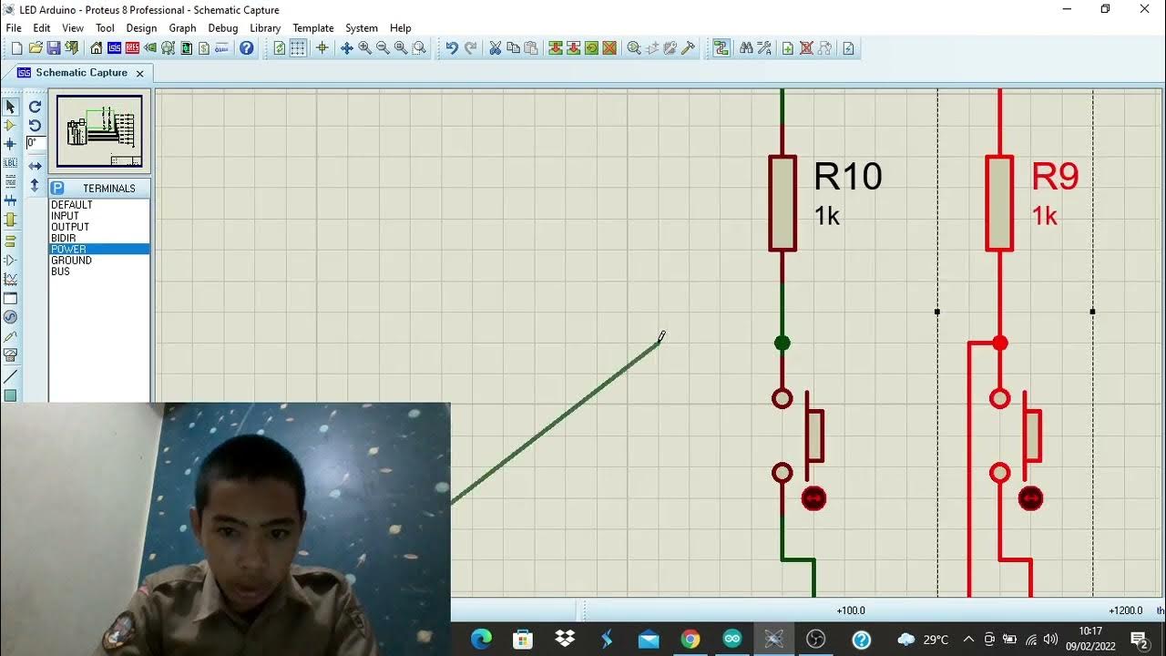 Membuat Running LED dengan Arduino di Proteus - YouTube