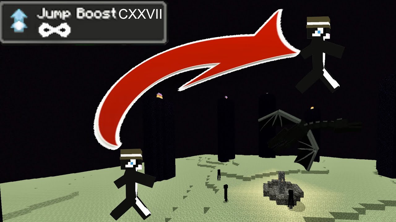Minecraft, But Jump Boost Is Set To Max AGAIN... - YouTube