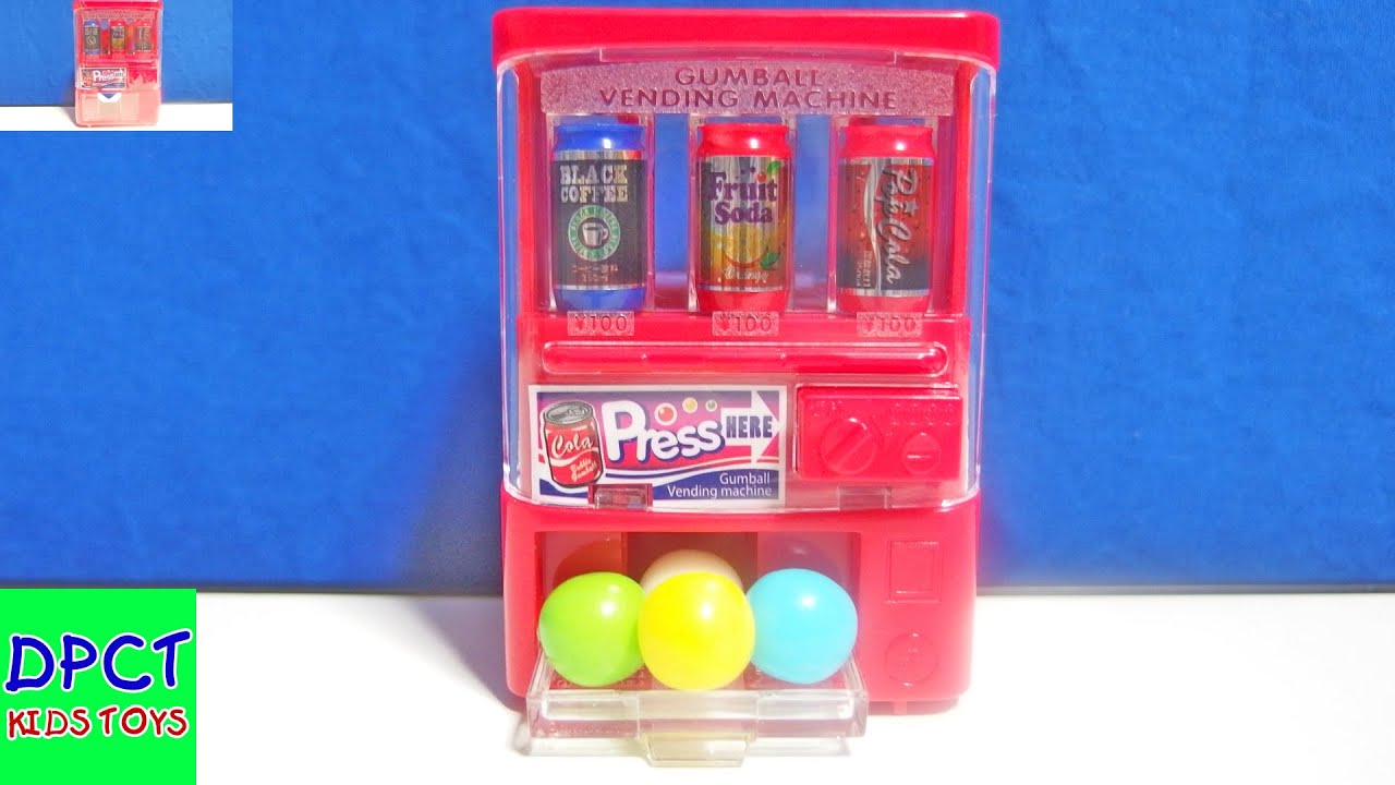 DIY Gumball Vending Machine How to Make Japanese Candy Kits - YouTube