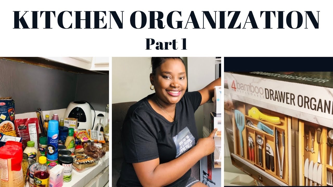 Tiny Kitchen Pantry Organization|Bamboo Tea Drawer Organizer - YouTube